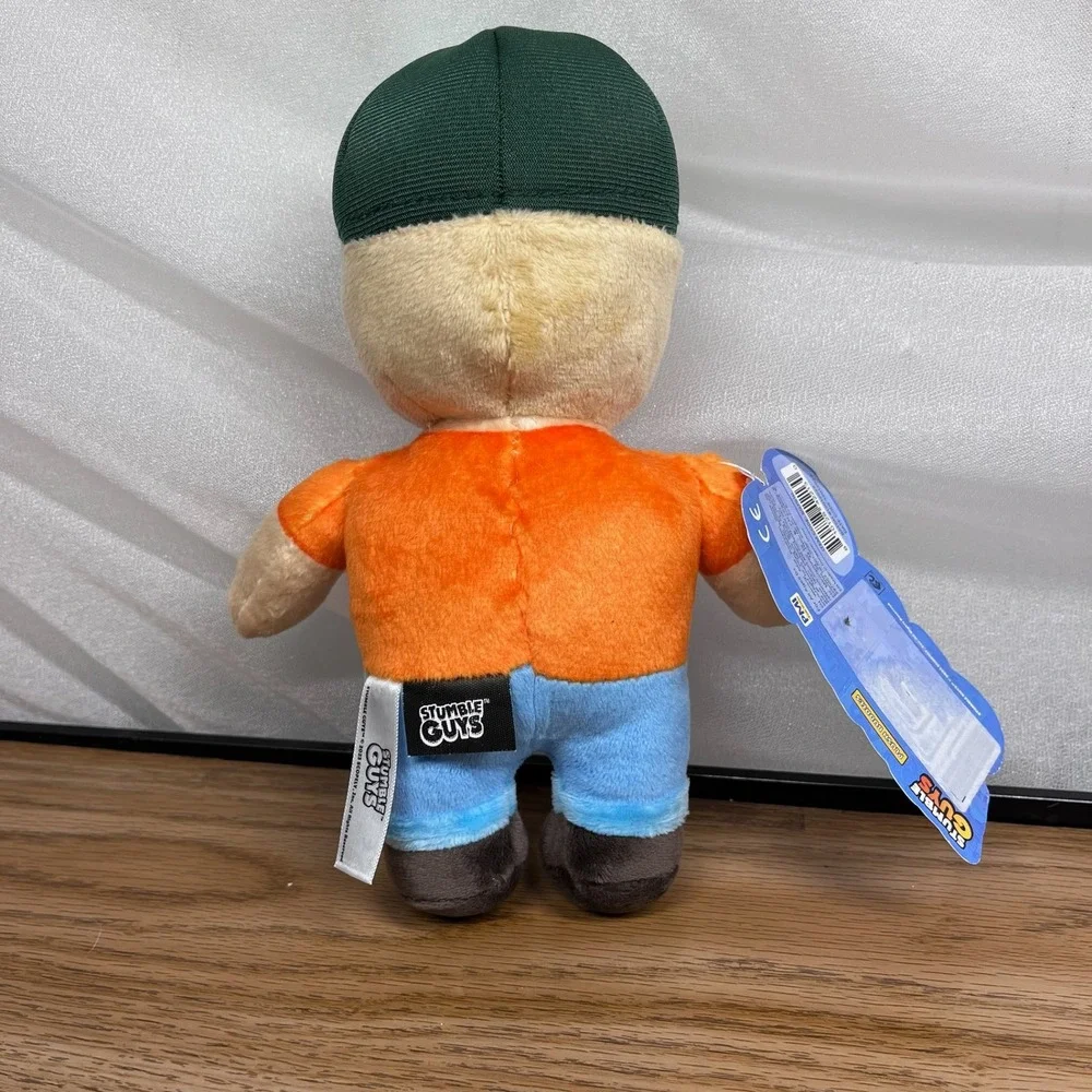 PMI Kids World | Toys | Stumble Guys Plush Buddy Orange Shirt Green Hat ...
